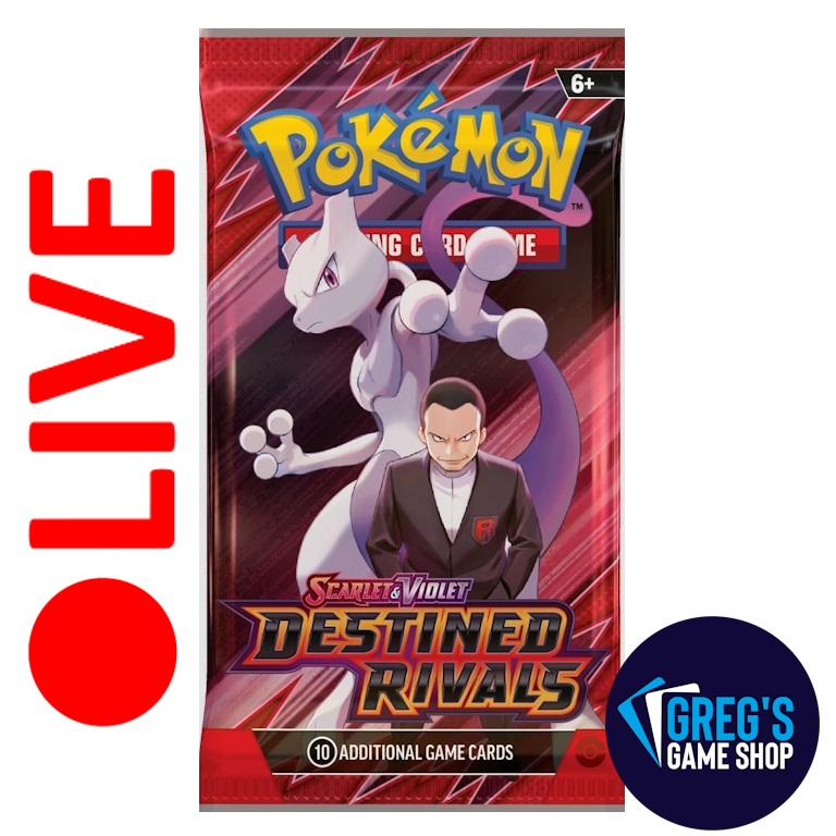Pokemon Scarlet & Violet Destined Rivals Booster Pack SV10 – Greg's ...